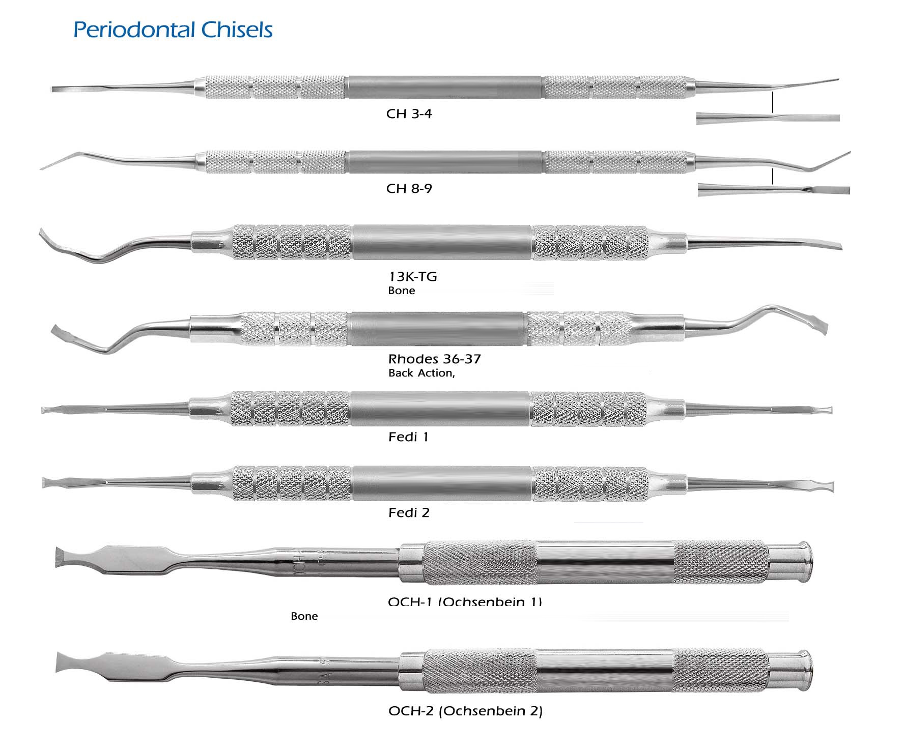 Bone chisels